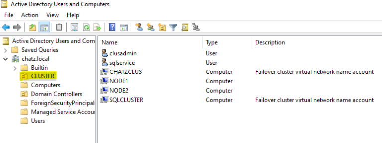 Step by Step MS SQL Database Cluster configuration using SQL 2019 on ...