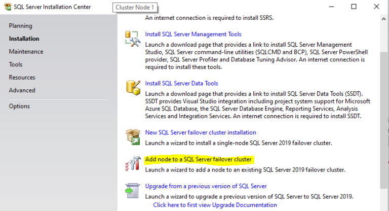 Step By Step Ms Sql Database Cluster Configuration Using Sql 2019 On 8916