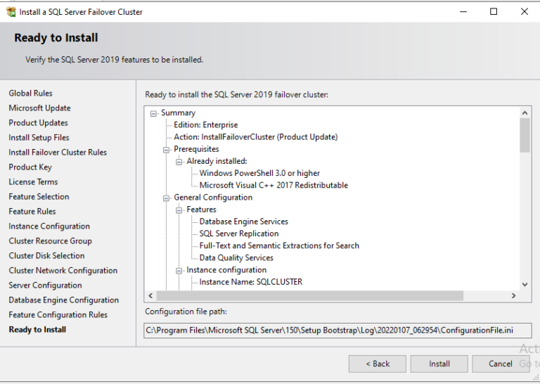 Step by Step MS SQL Database Cluster configuration using SQL 2019 on Server 2022 - Chathura ...